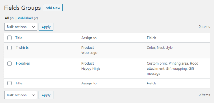 WooCommerce Product Add-Ons - Flexible Product Fields