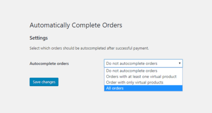Automatic Payment Status - WooCommerce - Autocomplete Orders