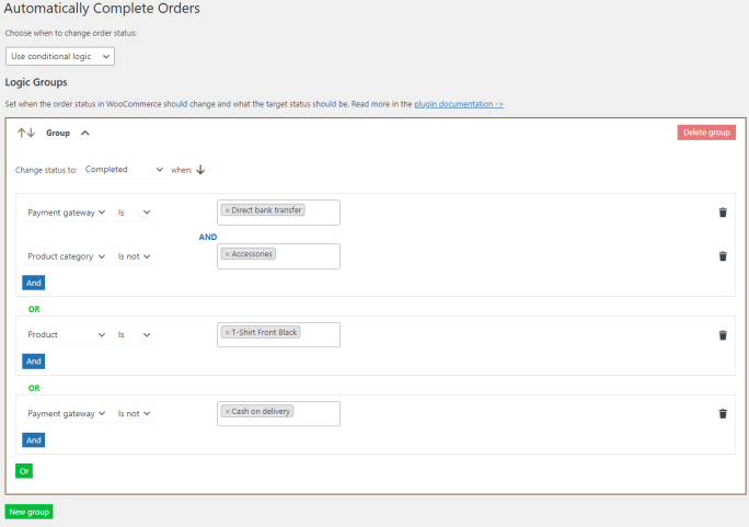 Automatic Payment Status - Autocomplete WooCommerce Orders