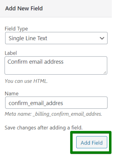 How to add confirm email address field in WooCommerce checkout page?
