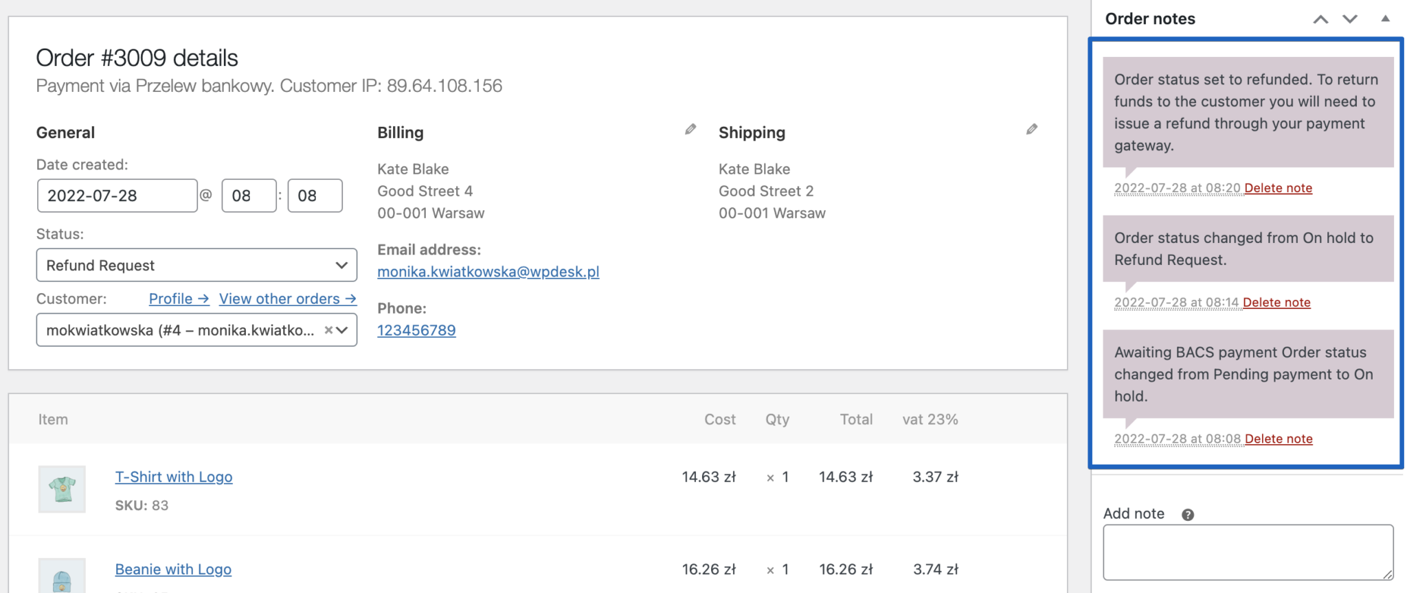 Docs: Flexible Refund and Return Order for WooCommerce - WP Desk