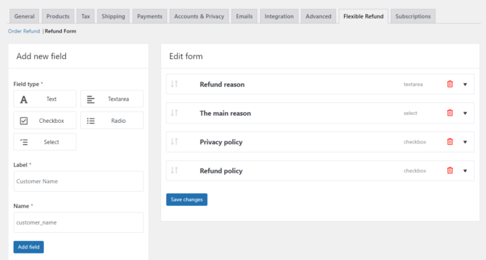 How to make a full and partial refund in WooCommerce?