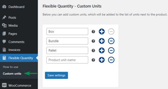 Advanced product quantities, decimals, and new units in WooCommerce