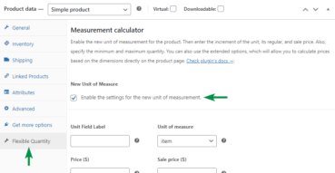 Advanced product quantities, decimals, and new units in WooCommerce