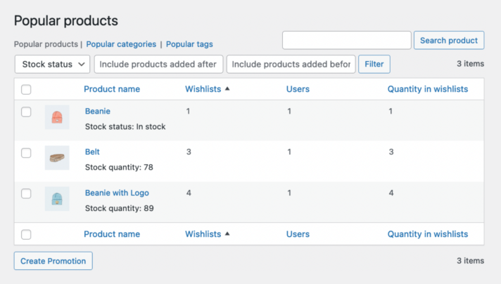 Flexible Wishlist PRO - Analytics & Emails (WooCommerce plugin)