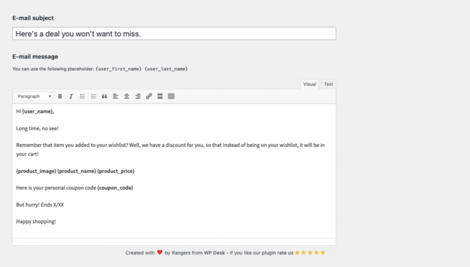 Flexible Wishlist PRO - Analytics & Emails (WooCommerce plugin)