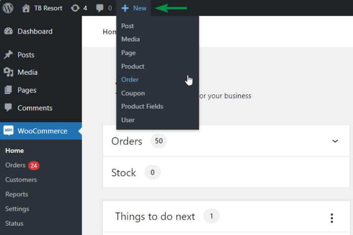 WooCommerce manual order - quick guide!