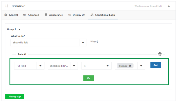 Flexible Checkout Fields - Conditional logic - WP Desk Flexible Checkout Fields - Conditional logic - WP Desk