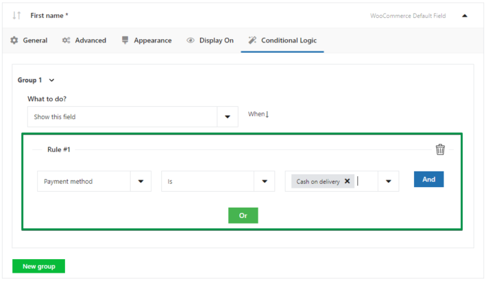 Flexible Checkout Fields - Conditional logic - WP Desk
