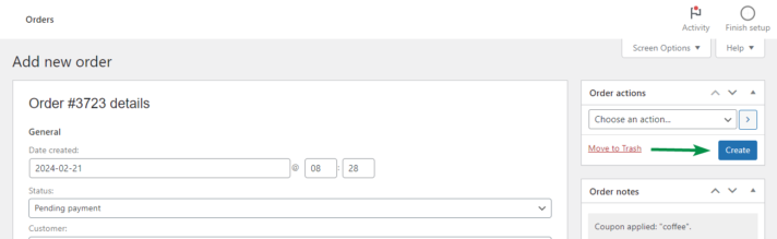 WooCommerce manual order - quick guide!