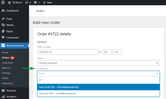 WooCommerce manual order - quick guide!