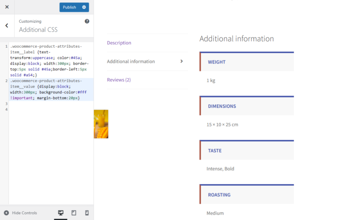WooCommerce additional information - a quick guide