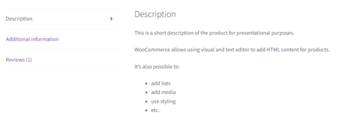 WooCommerce additional information - a quick guide