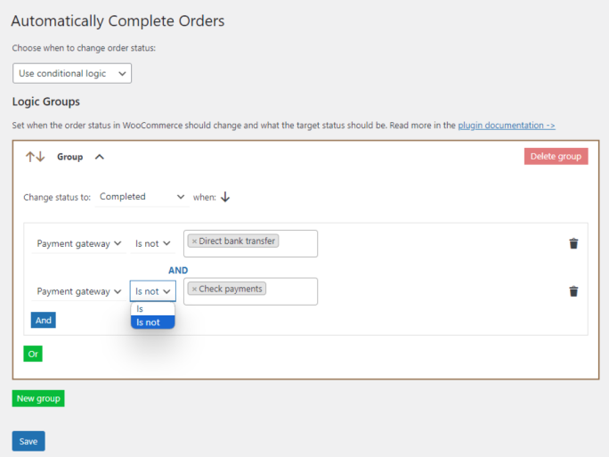 Automatic Payment Status - Autocomplete WooCommerce Orders