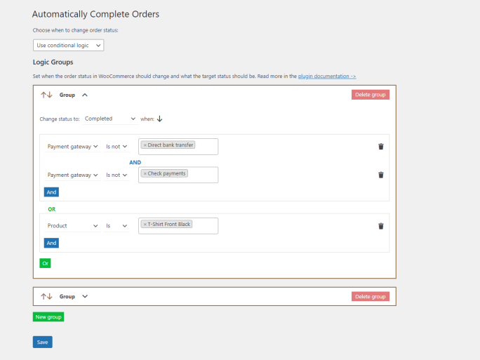 Automatic Payment Status - Autocomplete WooCommerce Orders
